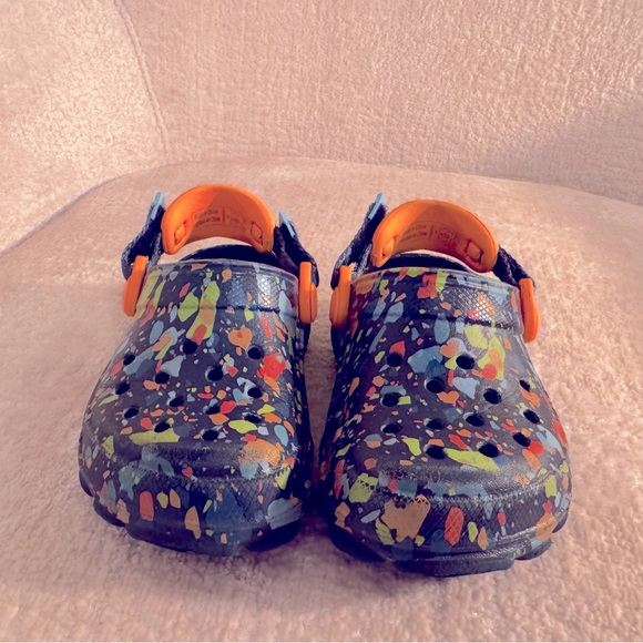 CROCS | Shoes | Crocs Size C6 In Navy Blue Terrain Terrazzo | Poshmark